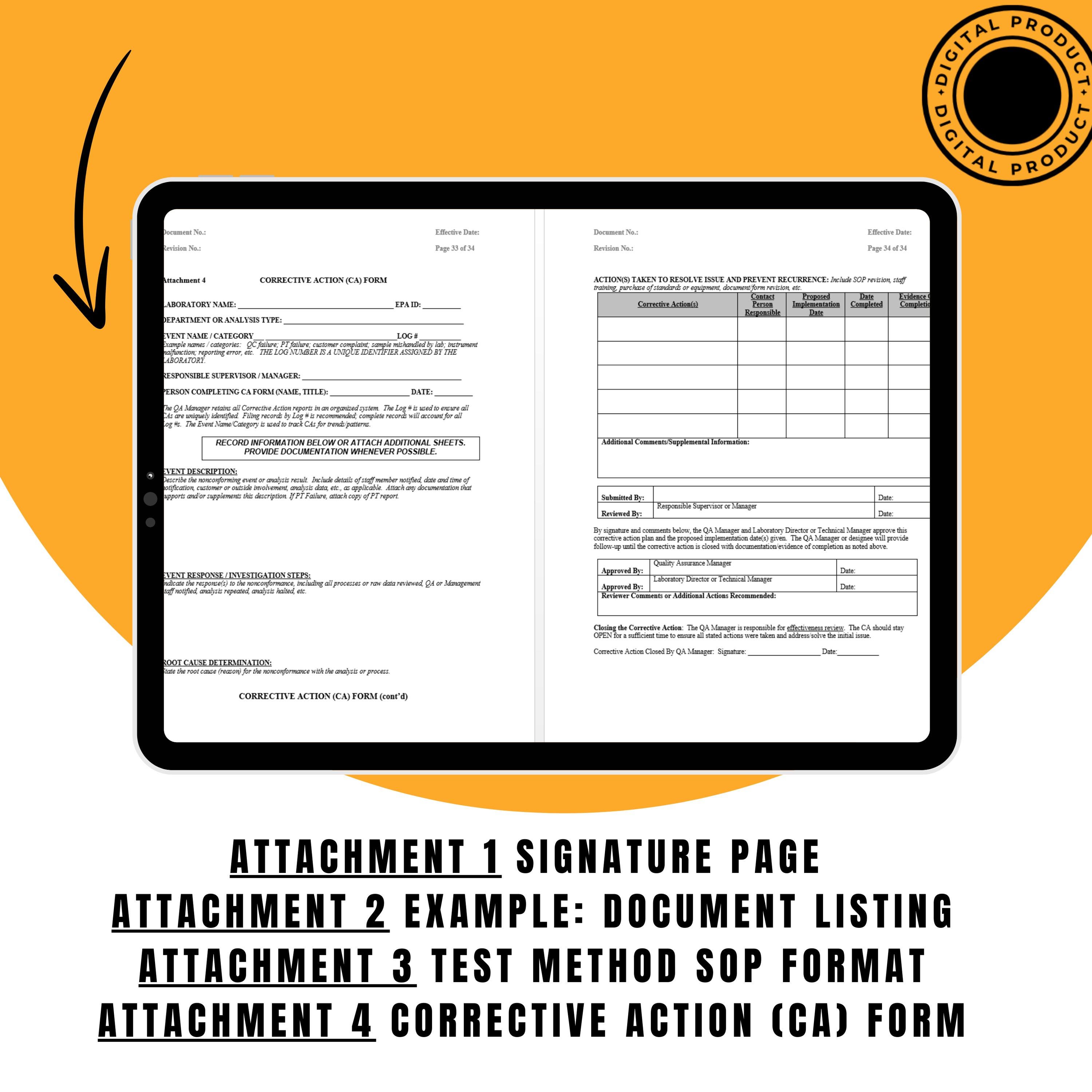 Quality Assurance Manual, ISO 9001 Compliant, Fully Customizable Word ...