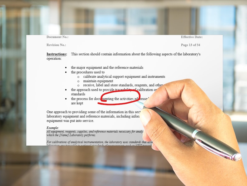 Quality Assurance Manual, ISO 9001 Compliant, Fully Customizable Word ...