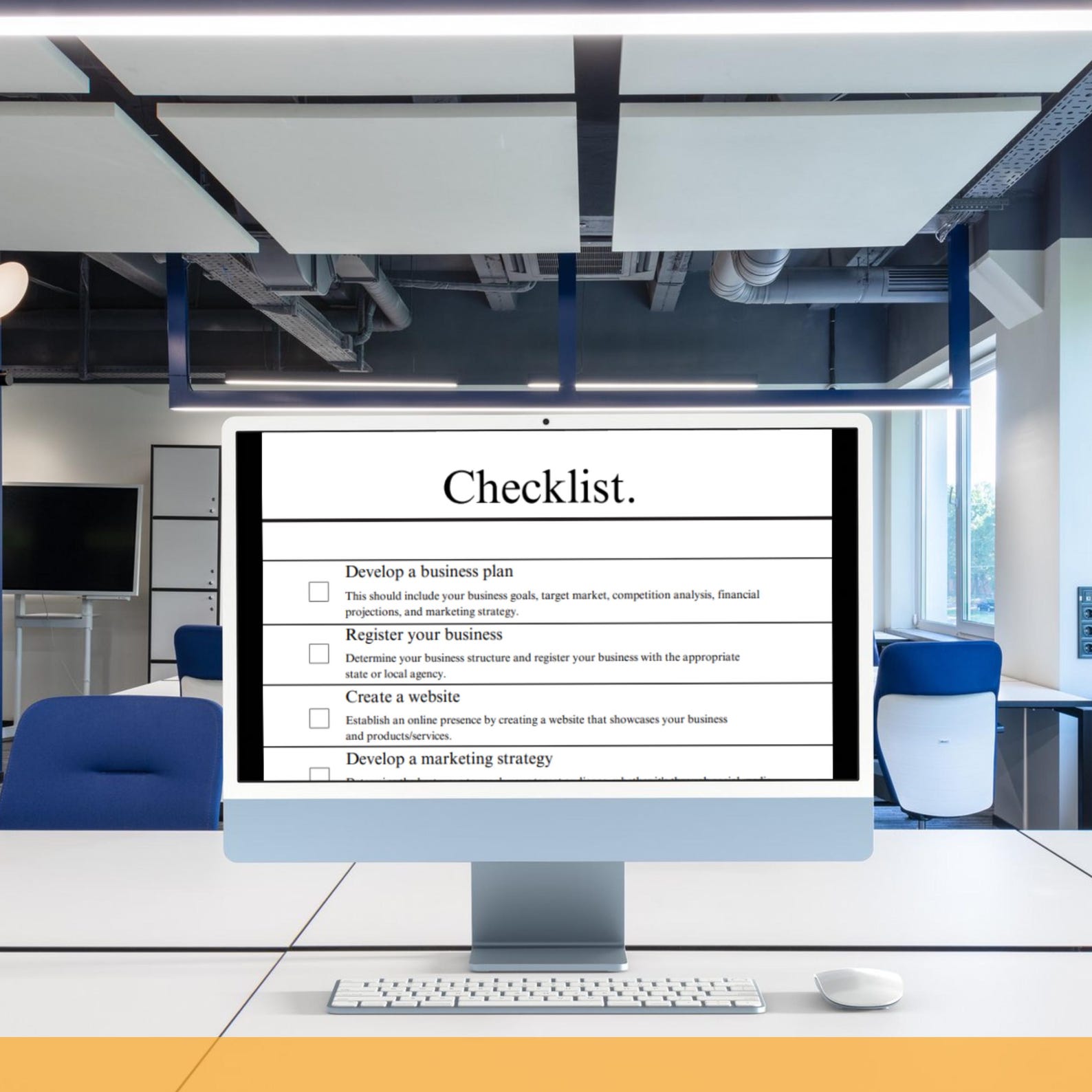 Small Business Checklist PDF, Essential Startup Guide, A4 Planner, New ...