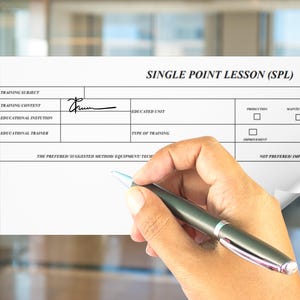 Single Point Lesson Template, Editable Excel & Printable PDF, ISO 9001 ...