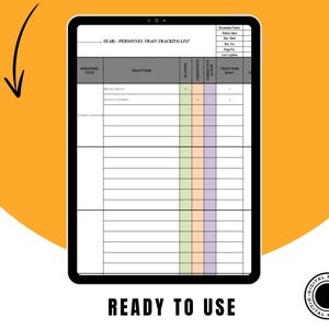 Employee Training Tracker, Automatic Hour Calculation, Editable Excel ...