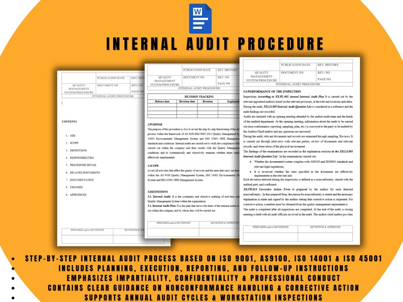 Quality Management Starter Kit, QMS Manual, Internal Audit Procedure ...