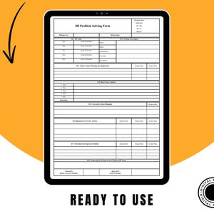 8D Problem Solving Report, Checklist, Root Cause Analysis Template ...