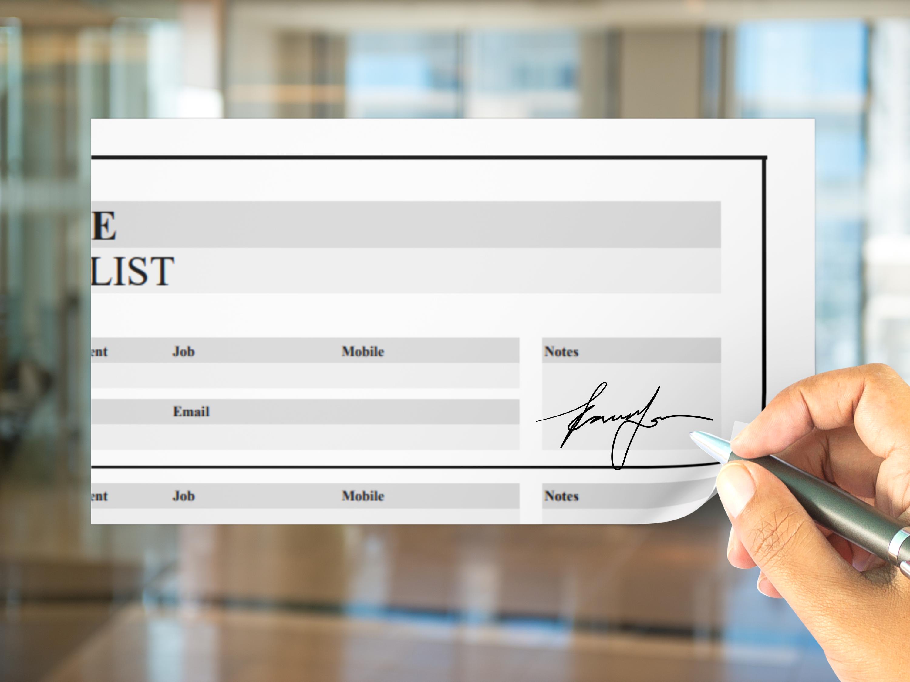 Employee Contact List Template, PDF and Excel Formats, Printable ...
