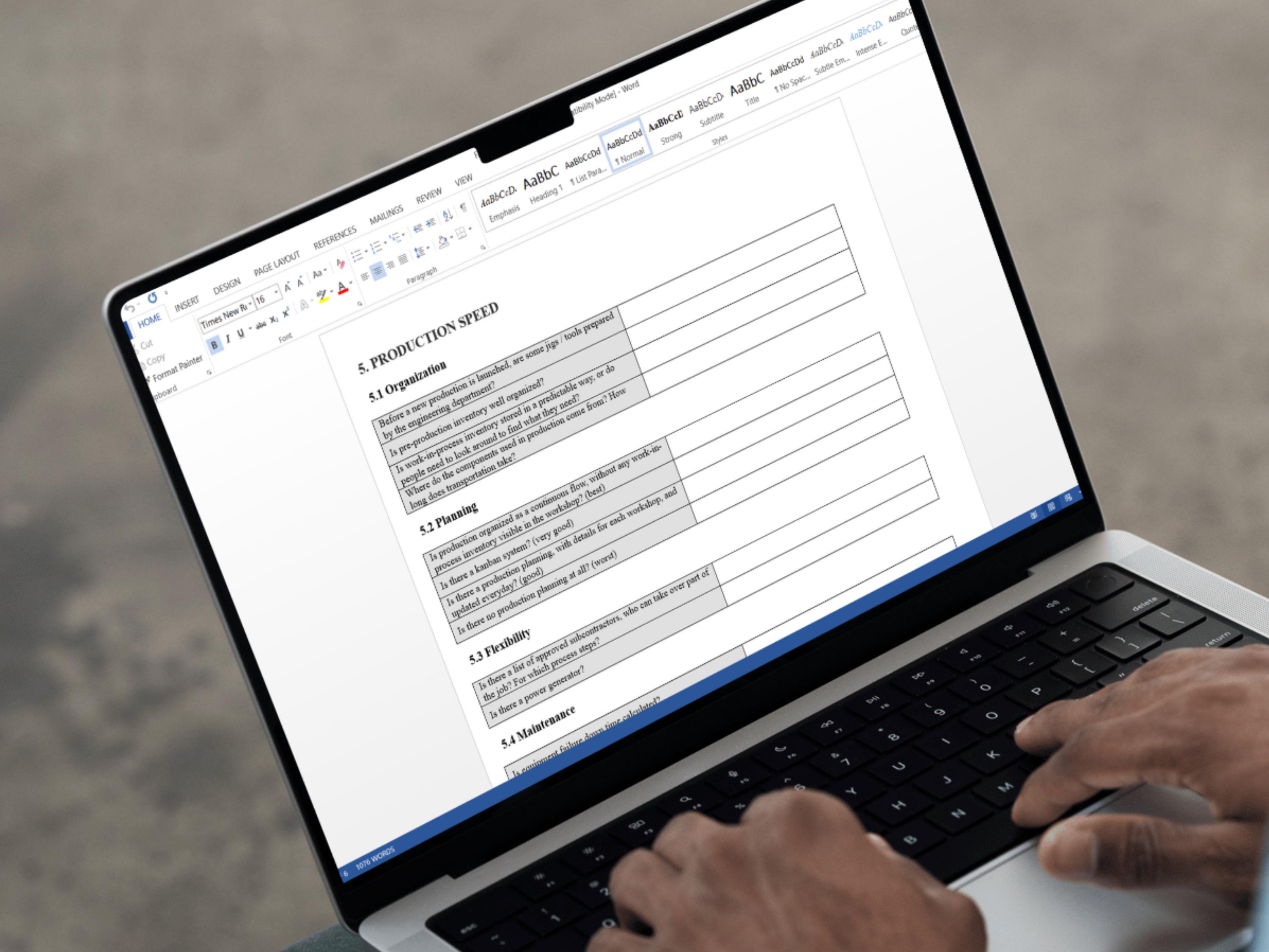 Factory Audit Report Template, Word and PDF Format, Fully Editable and ...