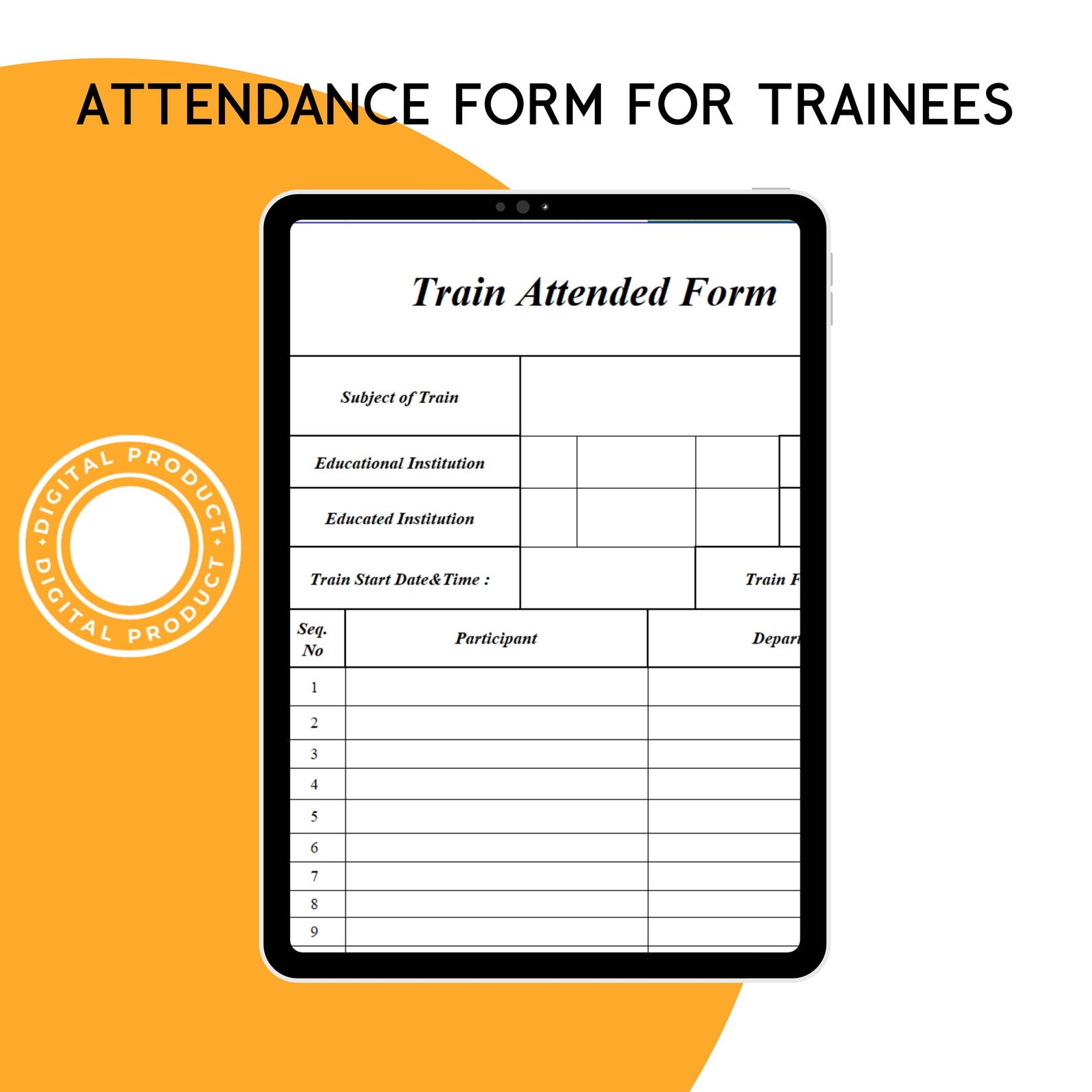 4 DOCUMENTS 2 FORMATS 1 PRICE Annual Training Plan and Participant List ...