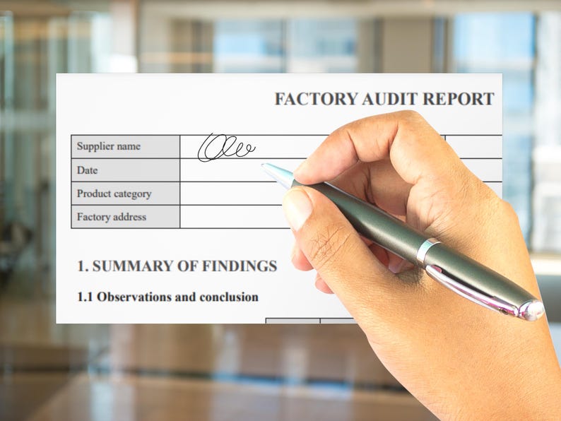 Factory Audit Report Template, Word and PDF Format, Fully Editable and ...