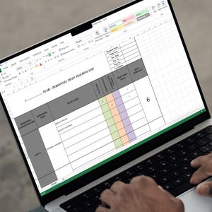 Employee Training Tracker, Automatic Hour Calculation, Editable Excel ...