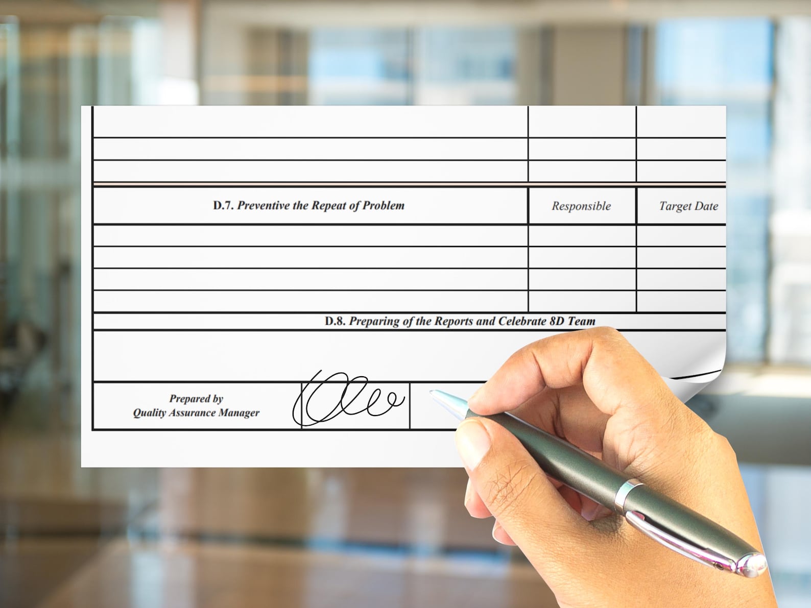8D Problem Solving Report, Checklist, Root Cause Analysis Template ...