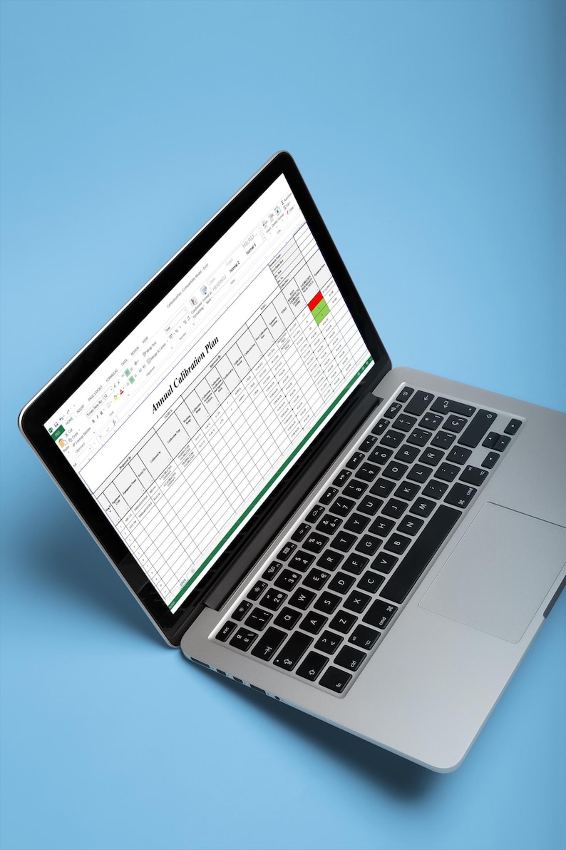 Calibration Tracker Template, Automated Color Change for Expired Dates ...