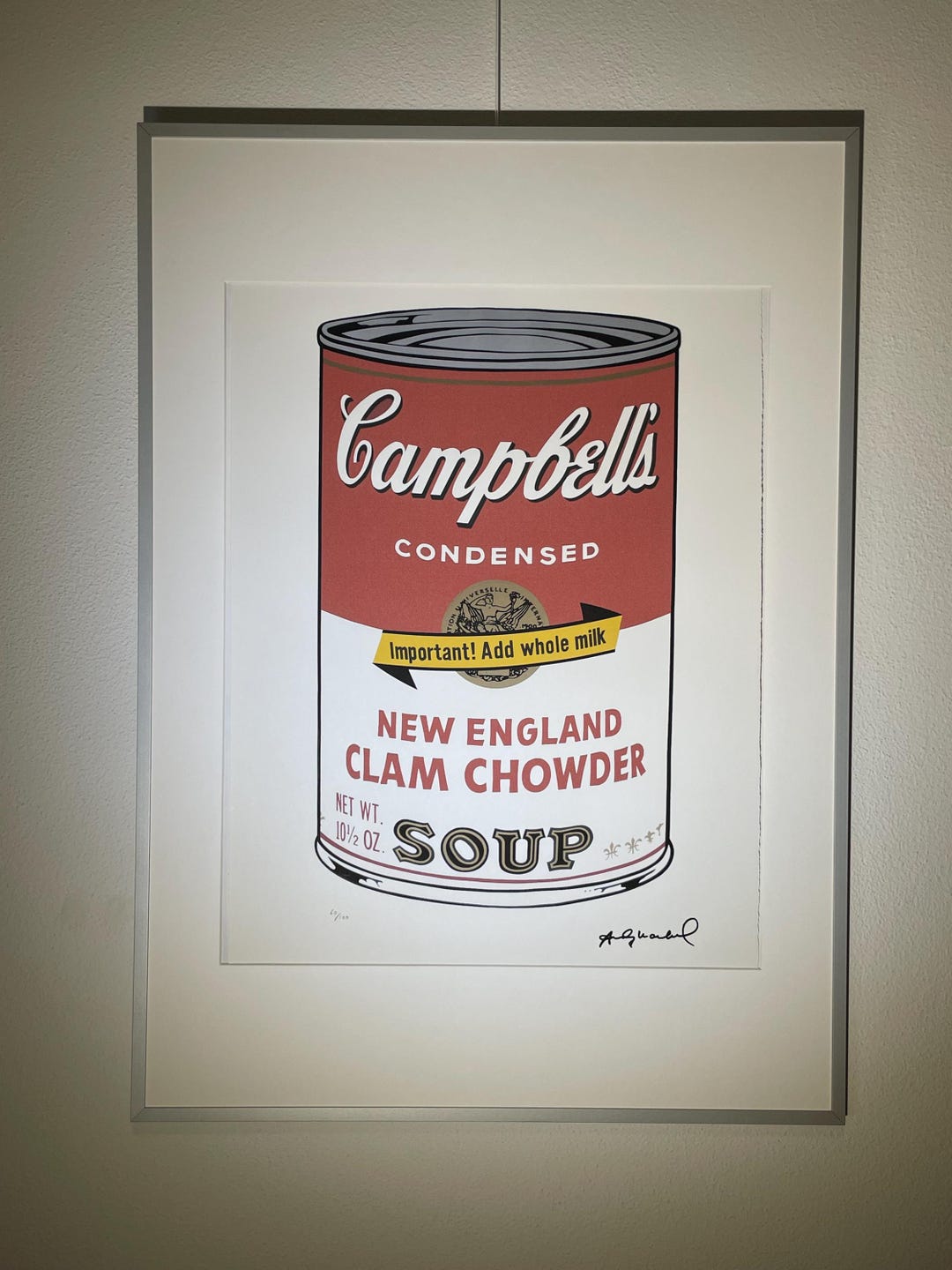 Andy Warhol campbells Limited Edition Numbered Certificate - Etsy