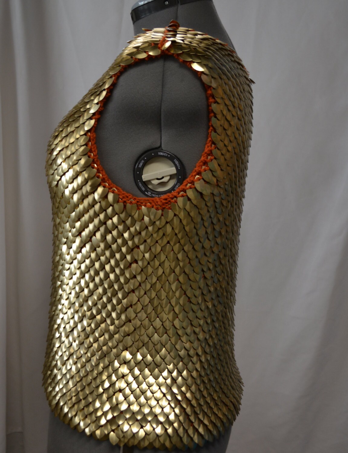 Armor Shirt in Knitted Dragonhide Scalemail Tunic Medieval - Etsy