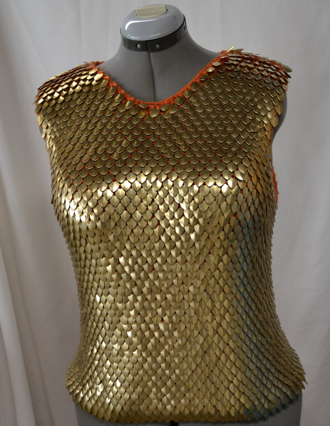 Armor Shirt in Knitted Dragonhide Scalemail Tunic Medieval Costume - Etsy