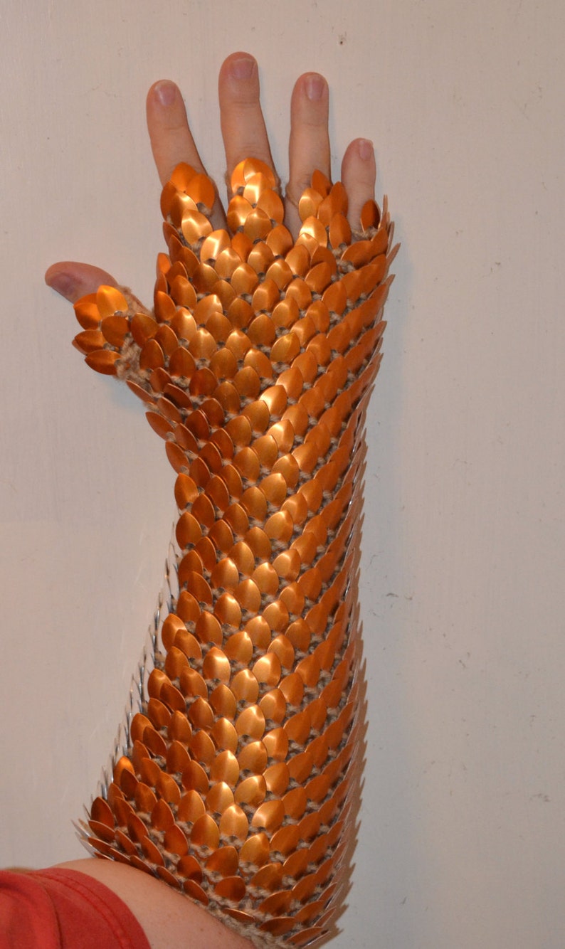 Dragonhide Scale Armor Gauntlets With Half Fingers Custom Made - Etsy ...