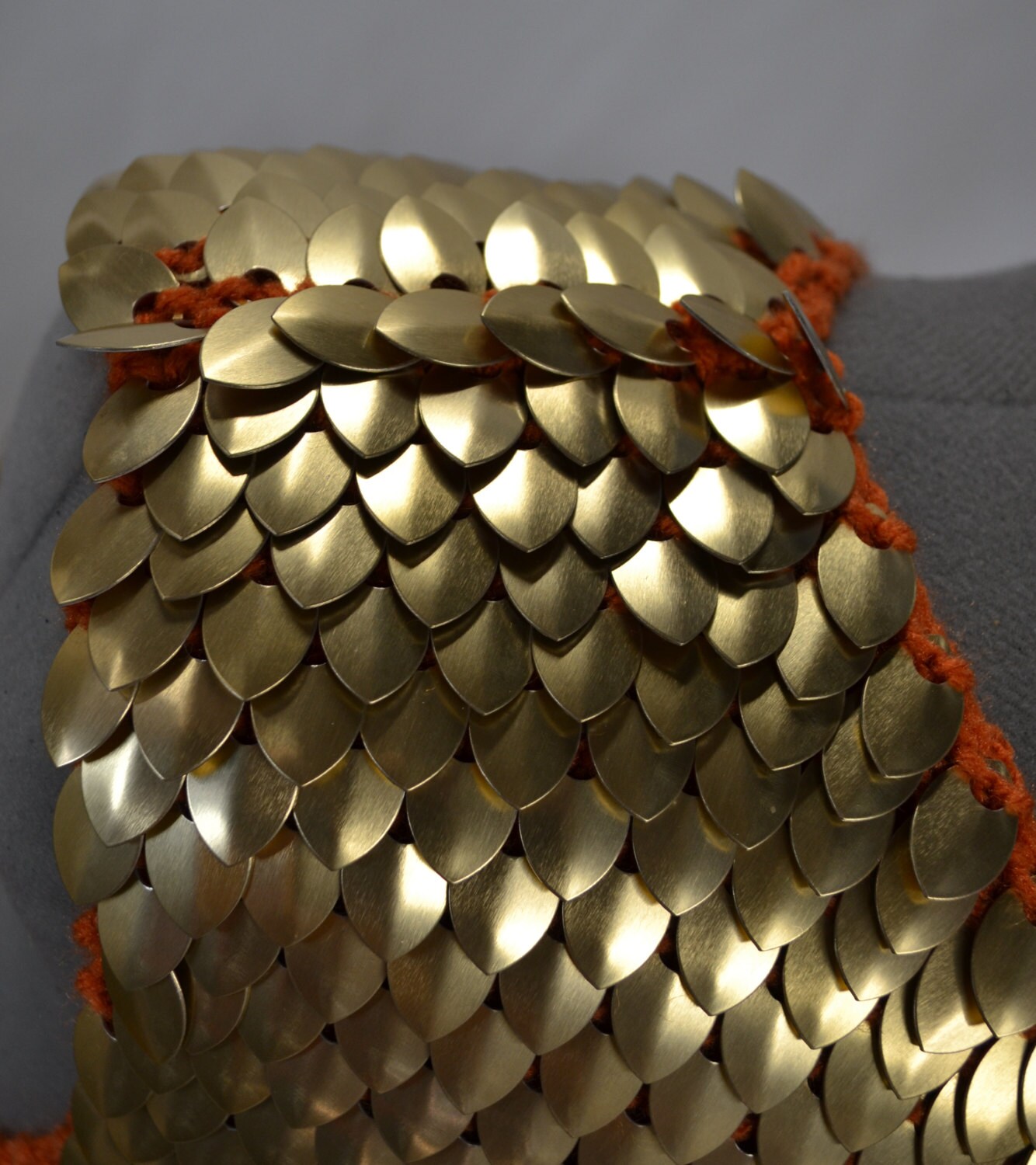 Armor Shirt in Knitted Dragonhide Scalemail Tunic Medieval - Etsy