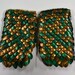 Armor Gauntlets in Knitted Dragonhide Scalemail Green and Bronze - Etsy