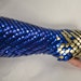 Made to Order Knitted Scalemail Gauntlets in the Original Dragonhide - Etsy