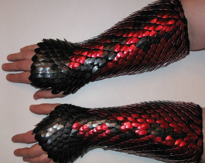 Custom Chain and Scale Mail Bracers - Etsy Canada