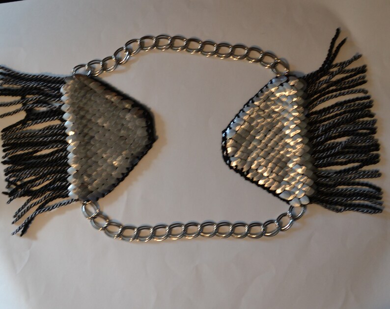 Silver Epaulets With Bullion Fringe and Chains Modern Major - Etsy