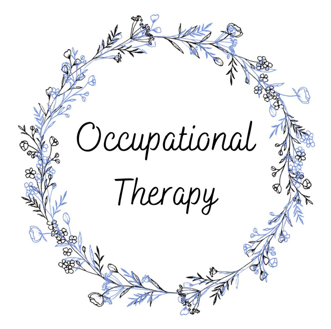 Occupational Therapy Logo With Floral Design - Digital Download - Etsy