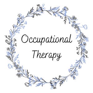 Occupational Therapy Logo With Floral Design - Digital Download - Etsy