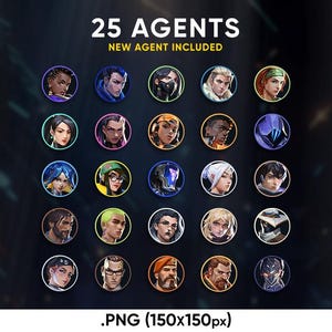 New Agent VYSE Included VALORANT Agent Icons 150x150 PNG for Your ...