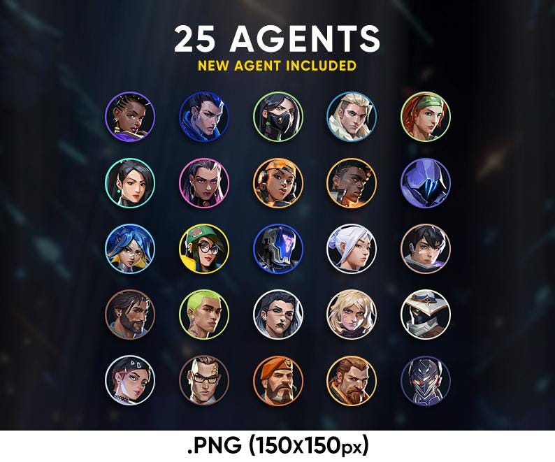 New Agent VYSE Included VALORANT Agent Icons 150x150 PNG for Your ...
