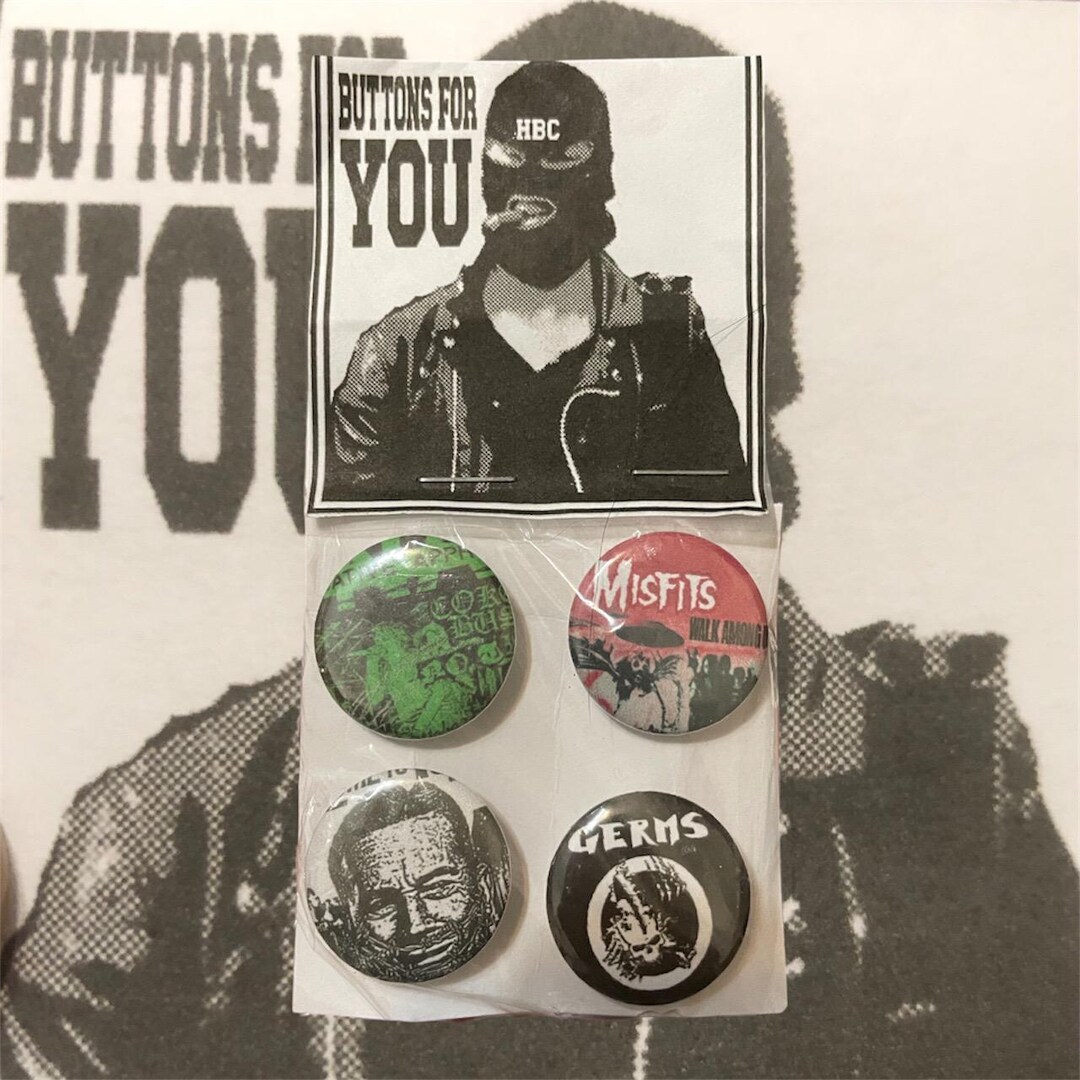 Punk Bands Buttons/pins - Etsy