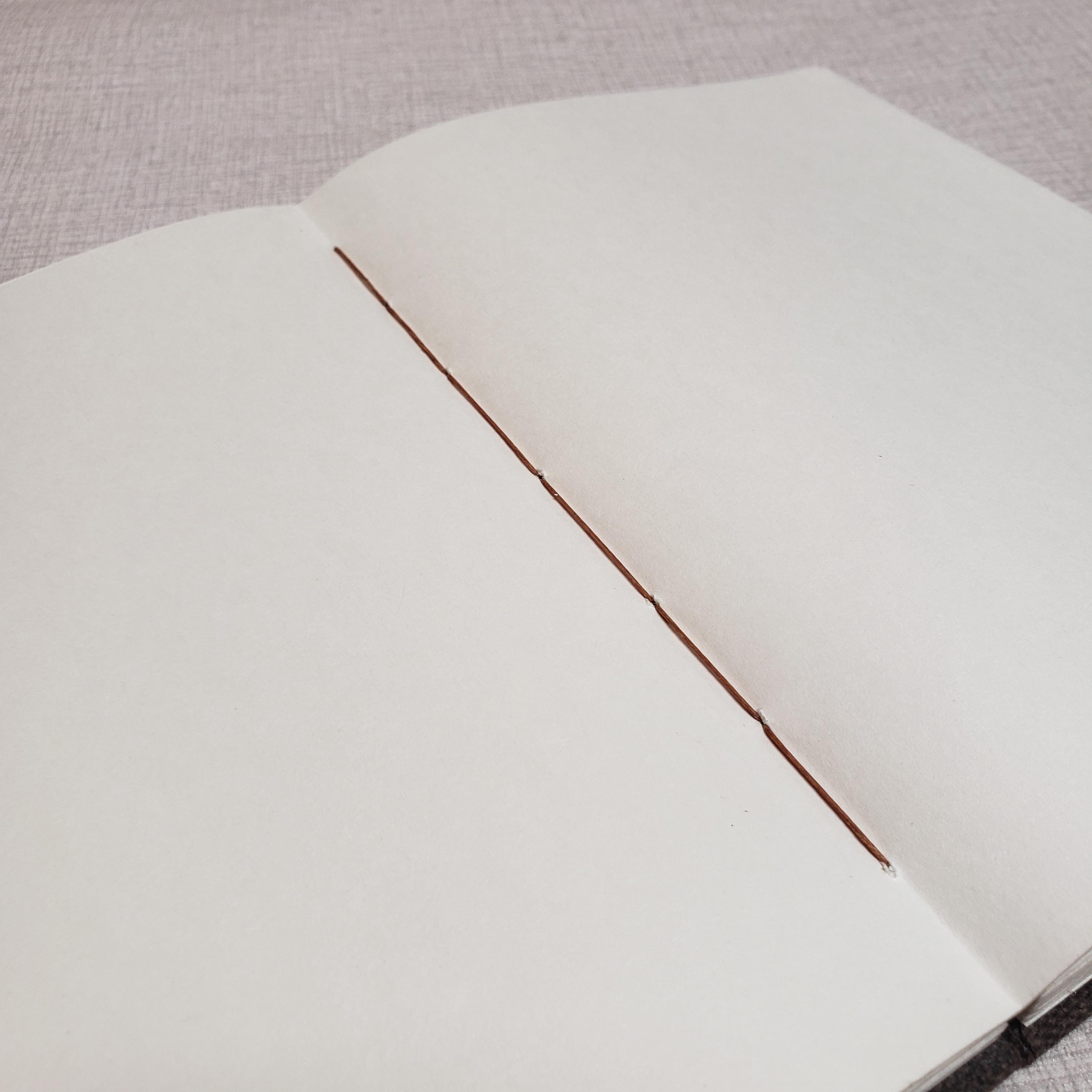 Coptic Stitch Notebook, Artist Journal, Handbound Book, Handcrafted ...