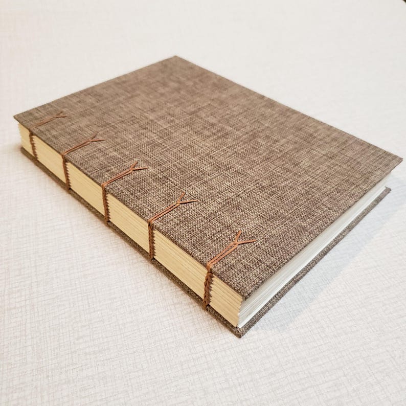 Coptic Stitch Notebook, Artist Journal, Handbound Book, Handcrafted ...