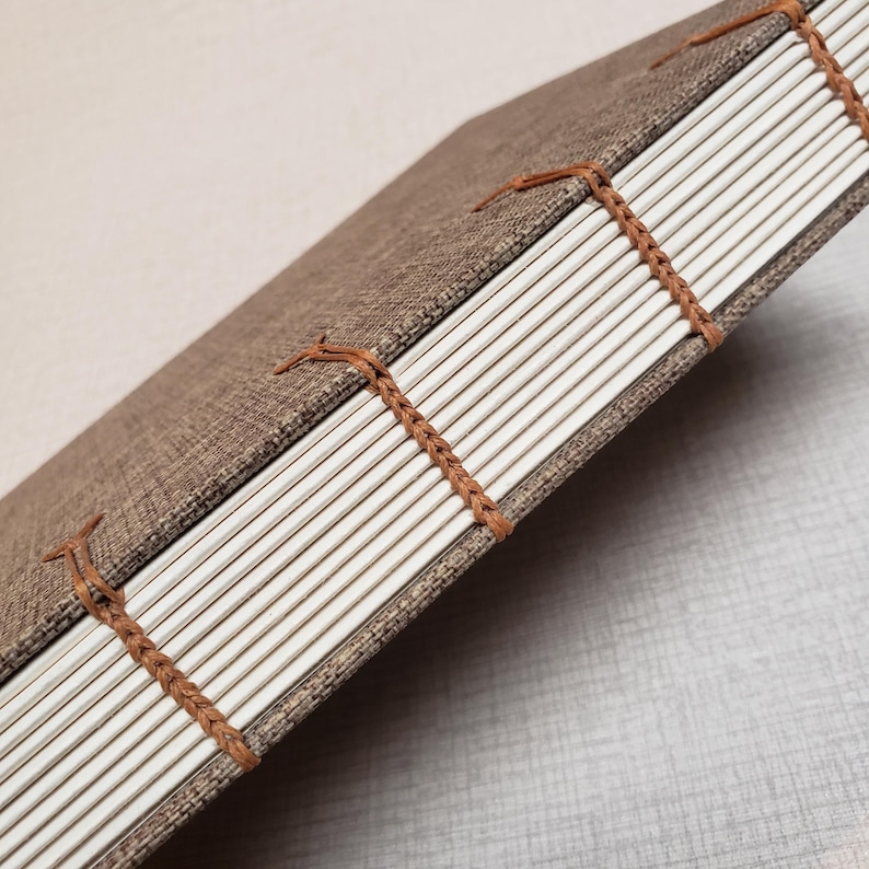 Coptic Stitch Notebook, Artist Journal, Handbound Book, Handcrafted ...