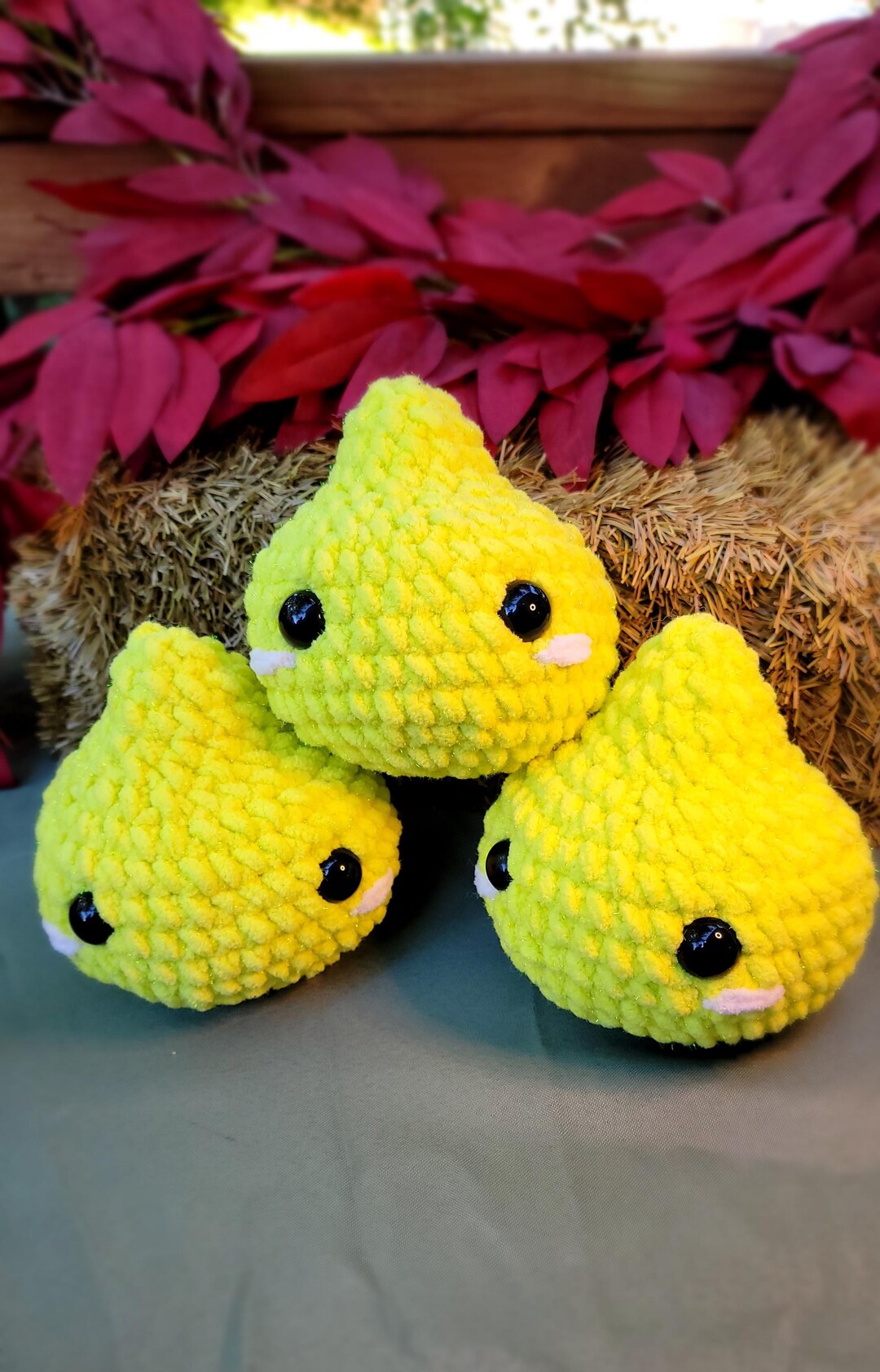 Amigurumi Monster Slime Plushie〔neon Yellow〕 - Etsy