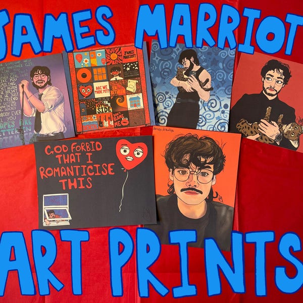James Marriott Merch - Etsy UK