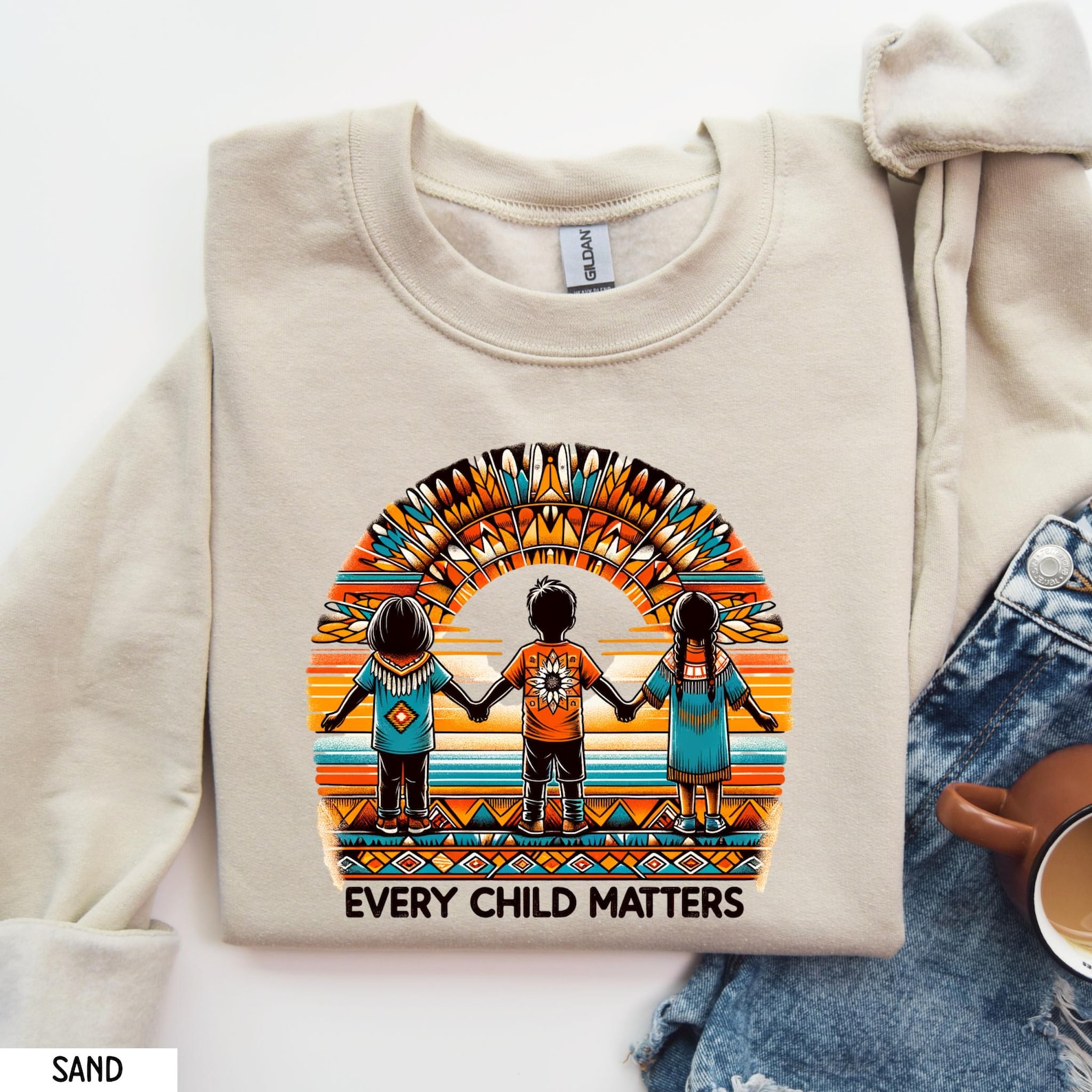 Every Child Matters Sweater, Truth and Reconciliation, Orange Shirt Day ...