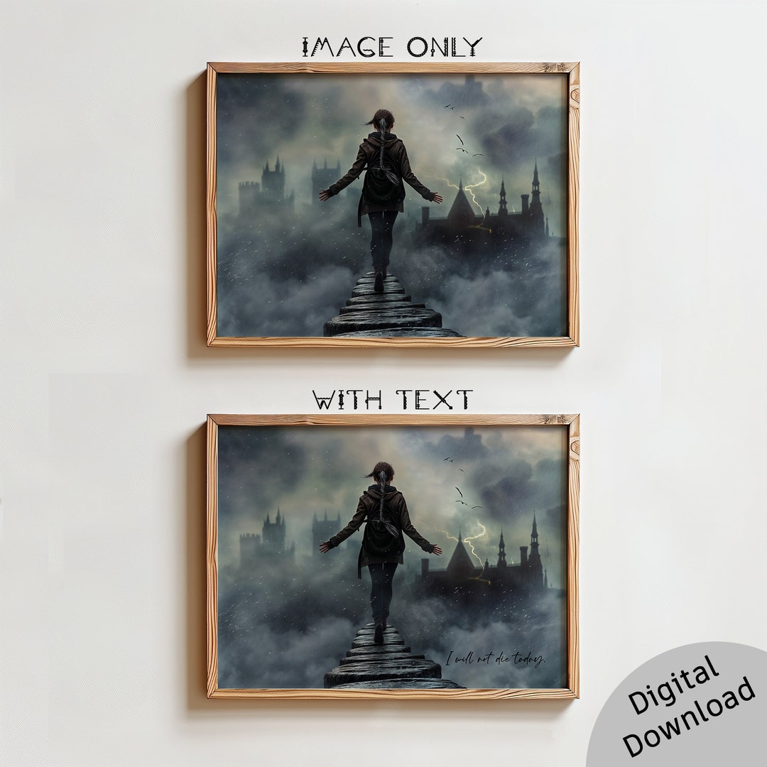 Fourth Wing Art Digital, the Parapet Digital Download Wall Art Rebecca ...