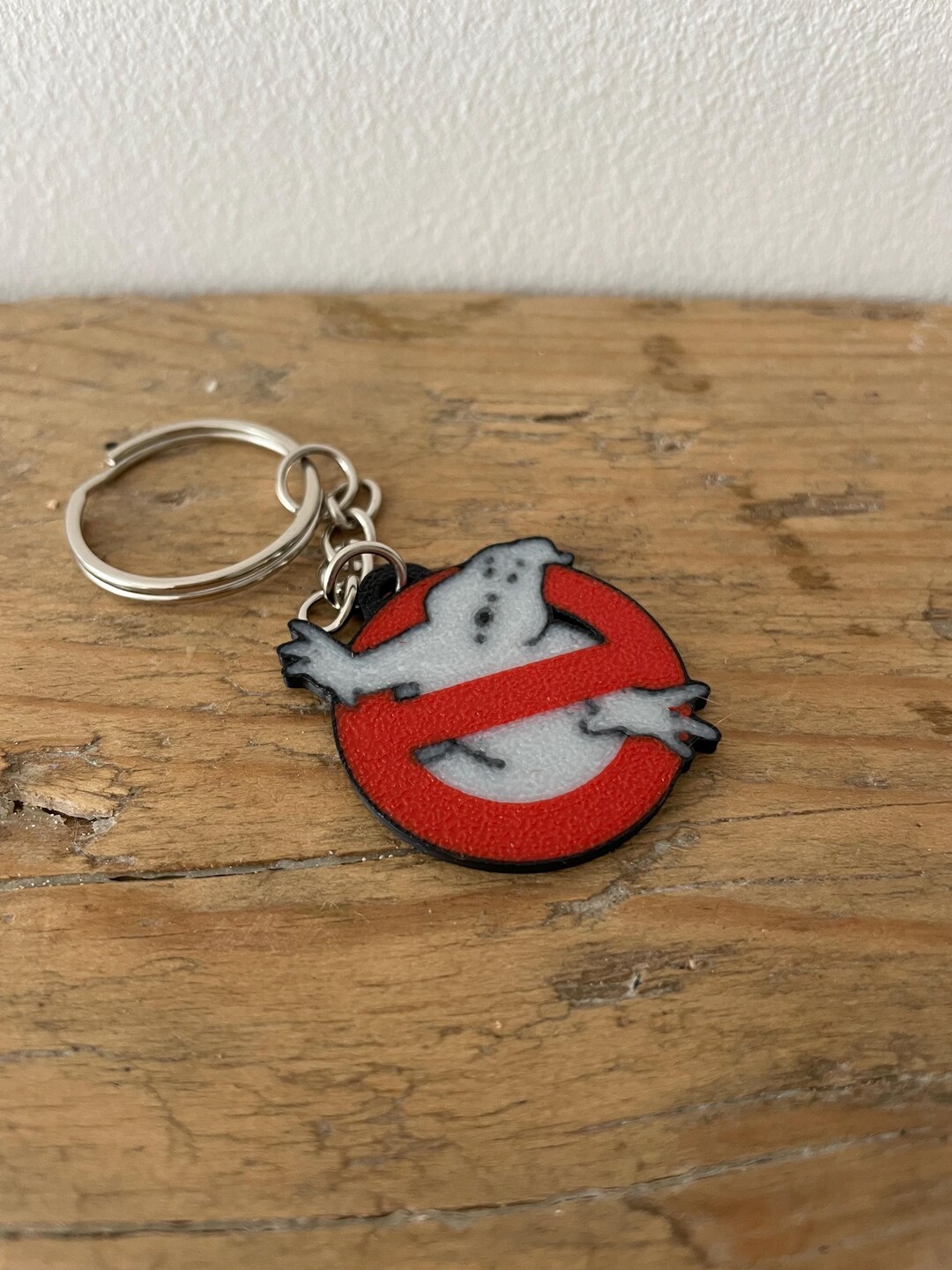3d-printed Ghostbusters Logo Keychain - Etsy