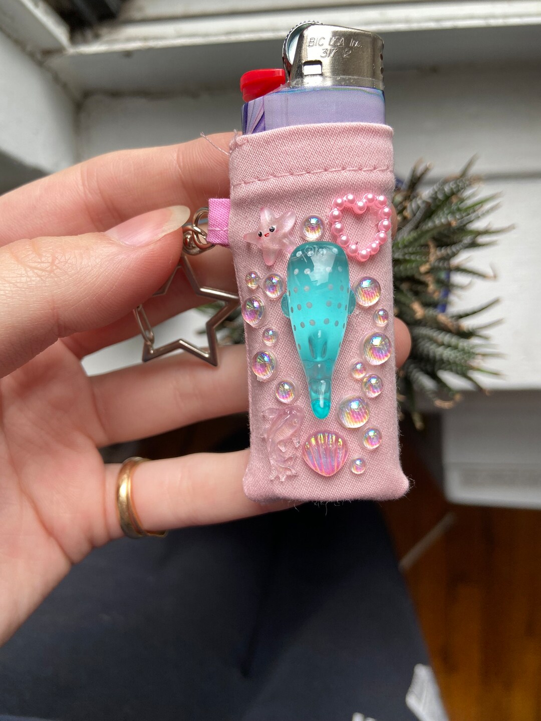 Whale Shark Lighter Keychain Holder - Etsy
