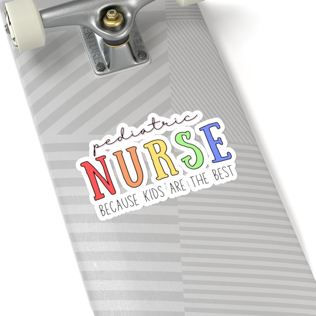 Pediatric Nurse Stickers, Colorful Nurse Decal, Cute Stickers for Peds ...