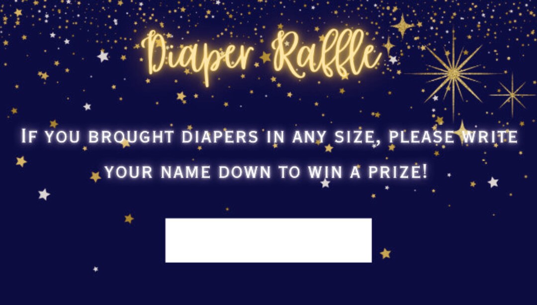 Editable Twin Twinkle Twinkle Baby Shower Diaper Raffle,twin Baby ...