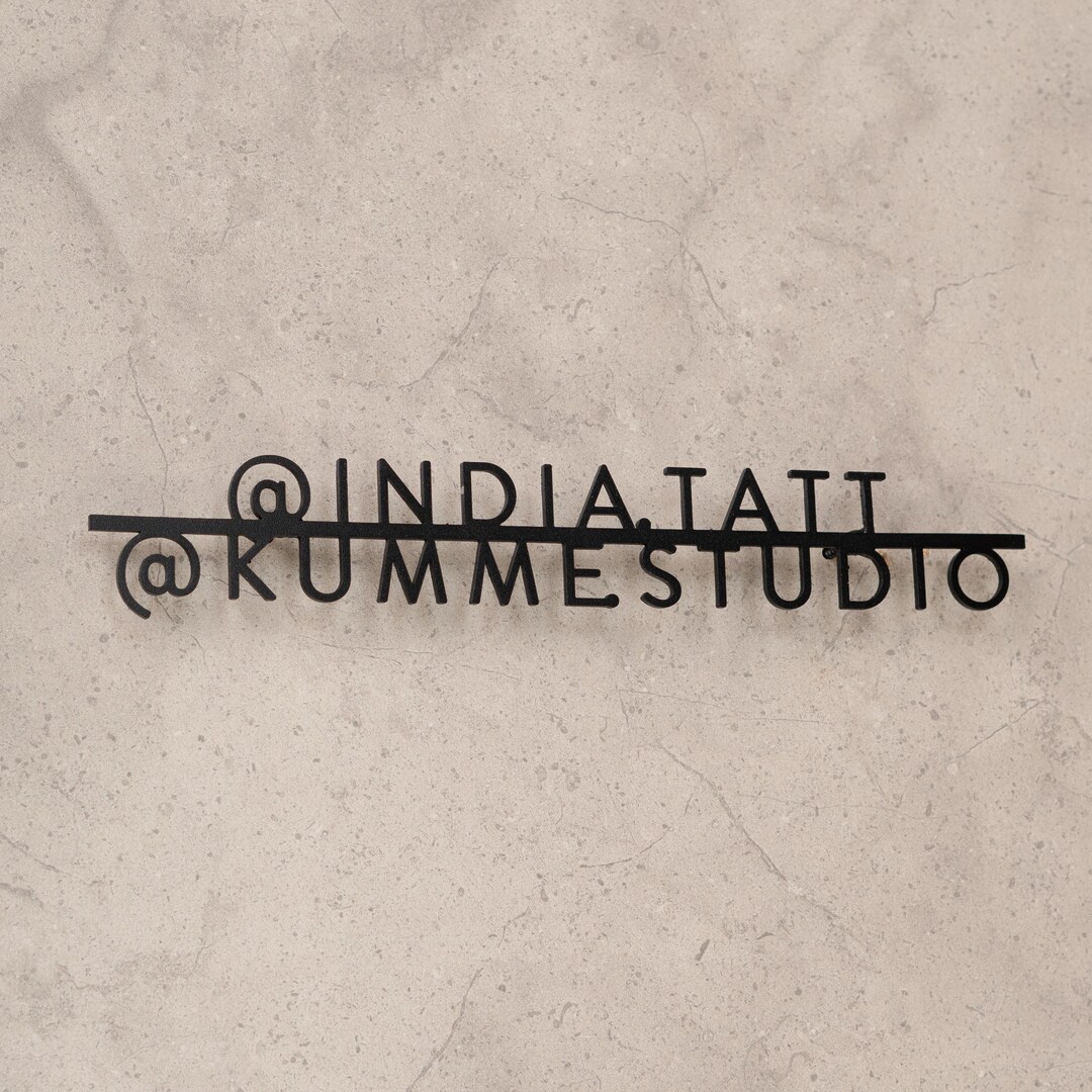 Laser Cut Business Sign| Modern Address Plaque| Metal House Number ...