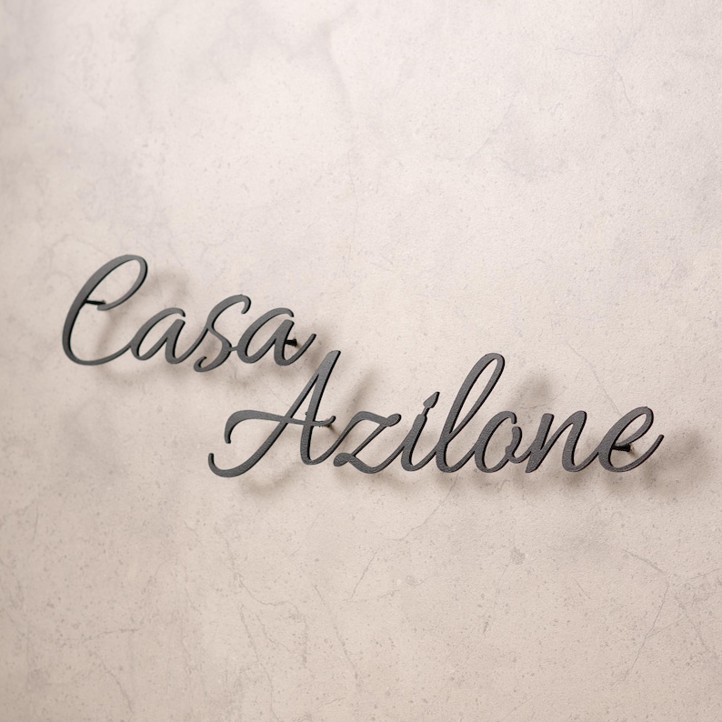 House Name Sign | Outdoor House Name Plaque | Street Name Sign | Casa ...