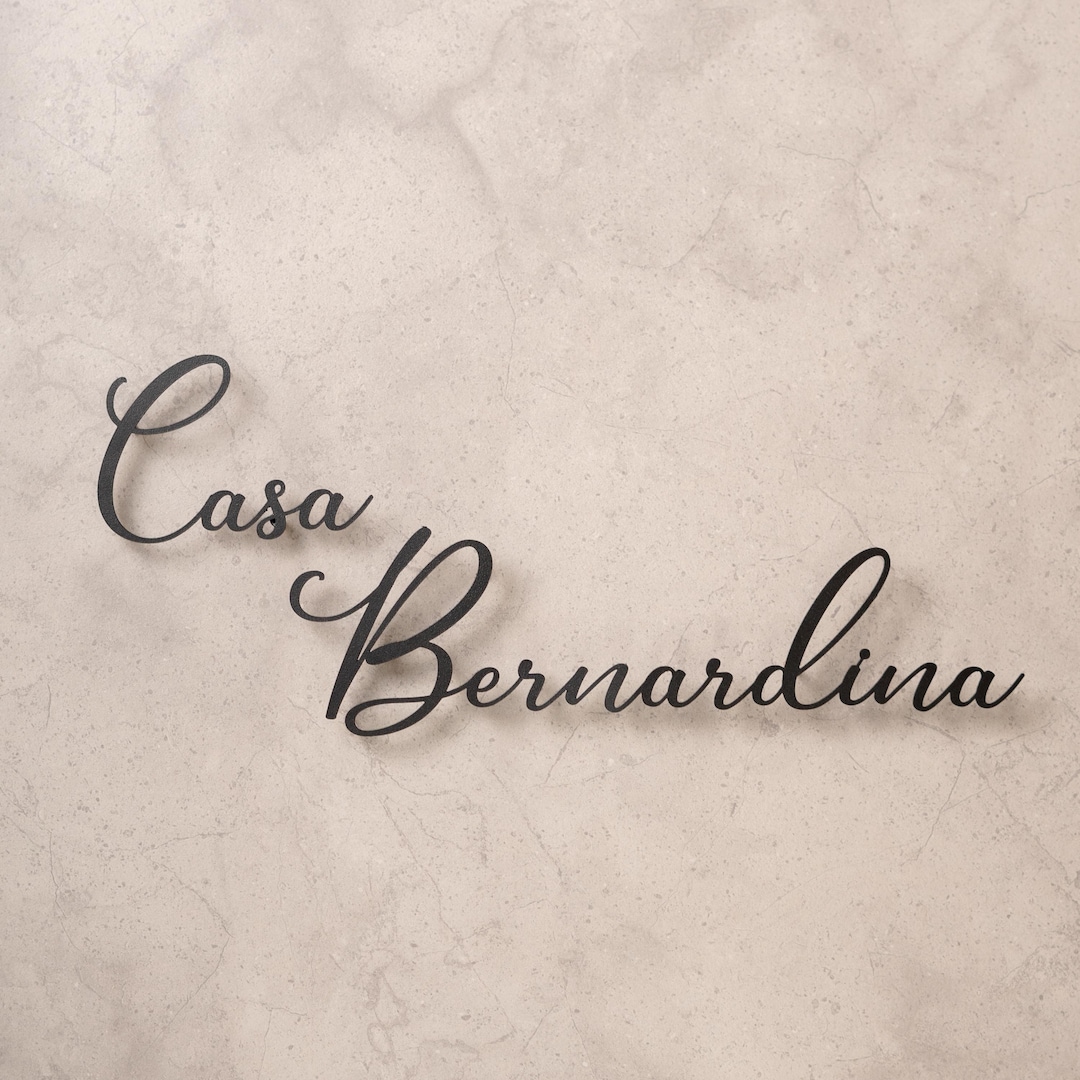 House Sign| Villa Name Sign | Outdoor Sign | Personalized Casa Name ...