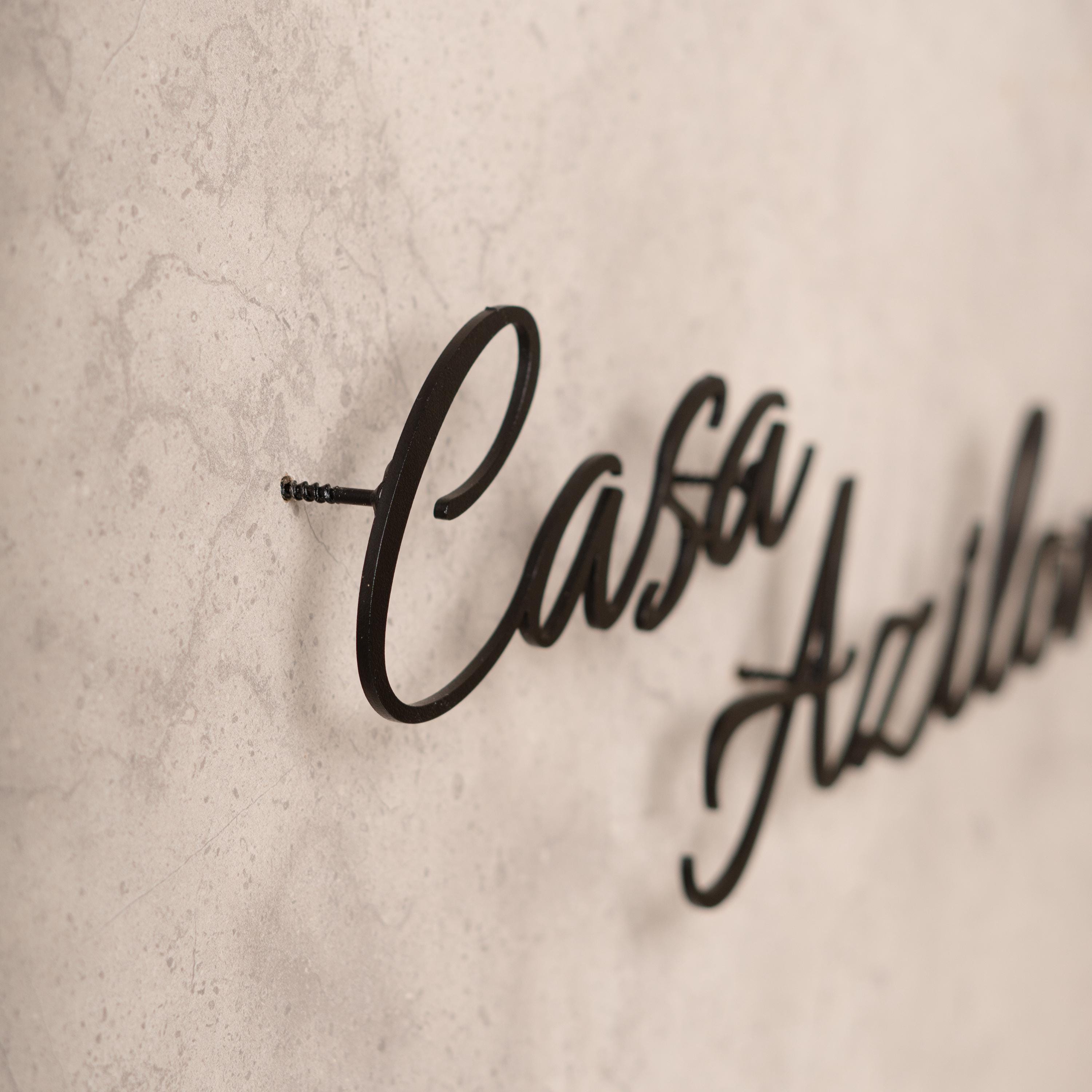 House Name Sign | Outdoor House Name Plaque | Street Name Sign | Casa ...