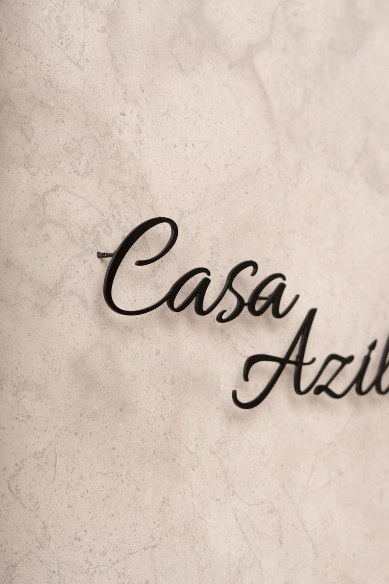 House Name Sign | Outdoor House Name Plaque | Street Name Sign | Casa ...