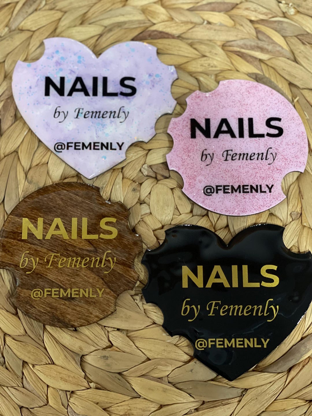 Personalized Wooden Nail Prop for Manicure Photos - Etsy