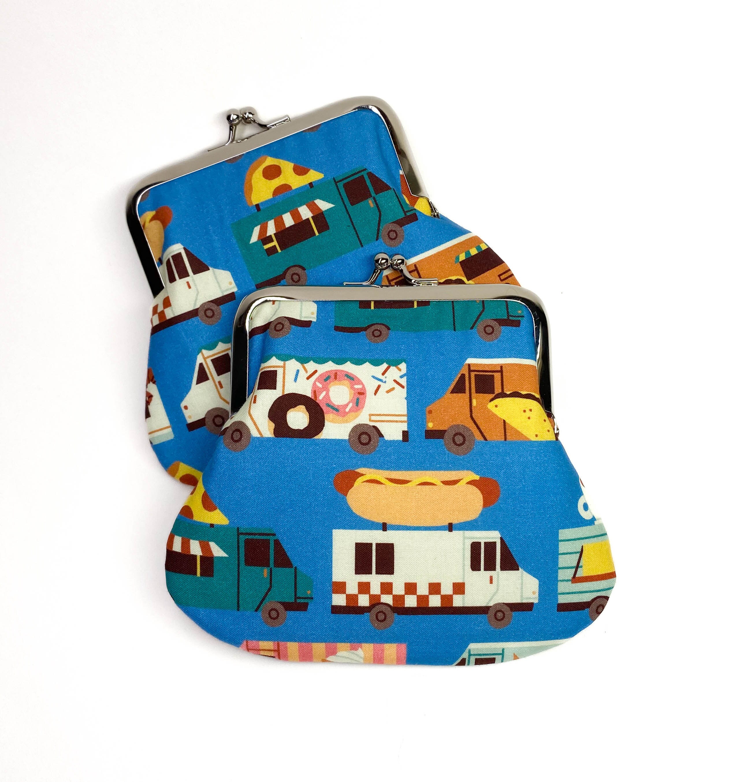 Kisslock Coin Purse - Food Trucks - Etsy