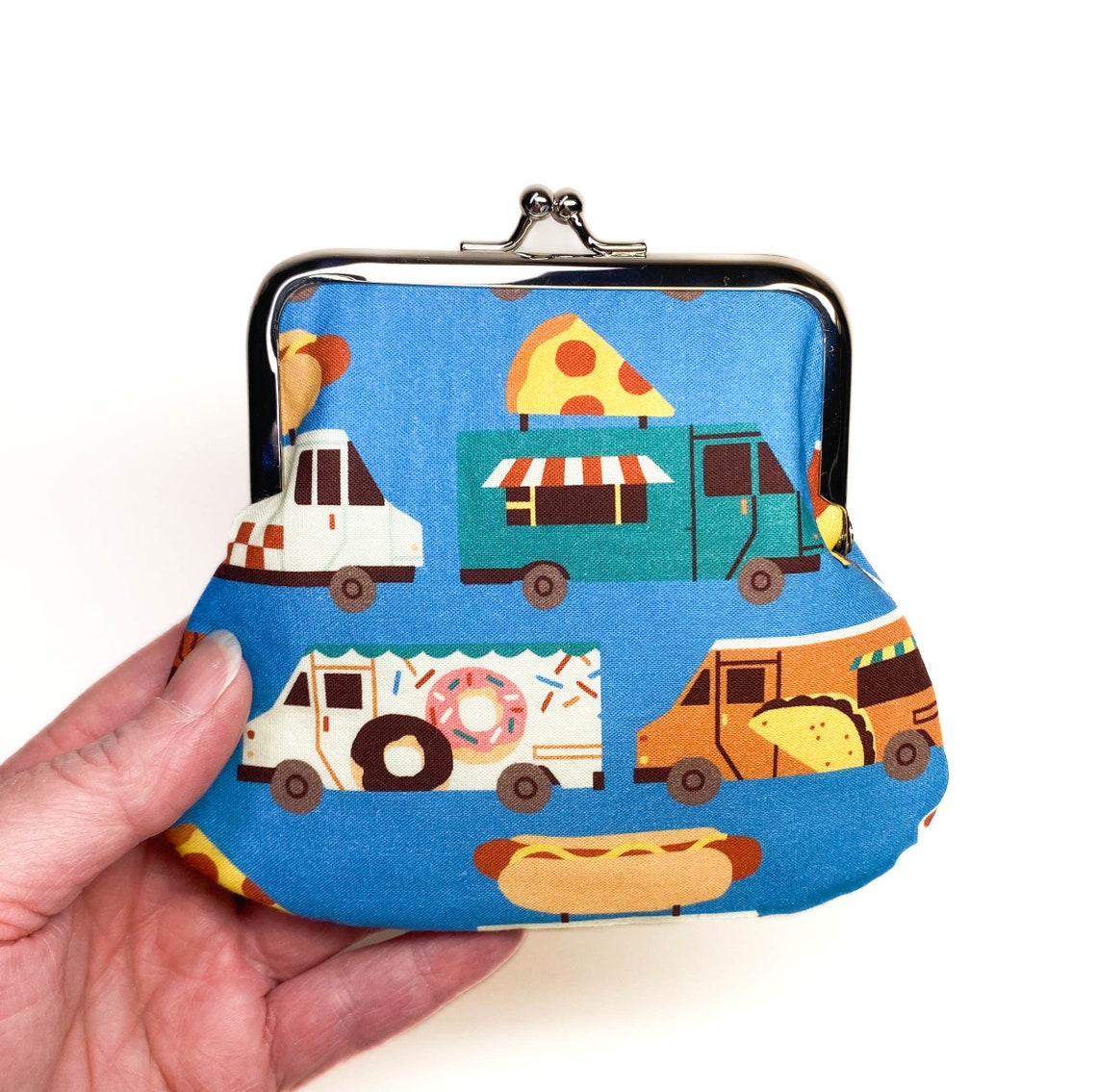 Kisslock Coin Purse - Food Trucks - Etsy