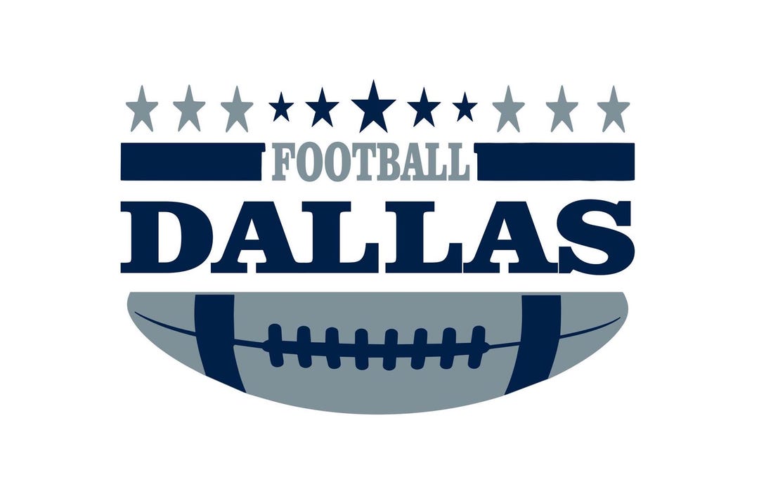Dallas Football Inspired Design for Printing, Cutting and Sublimation ...