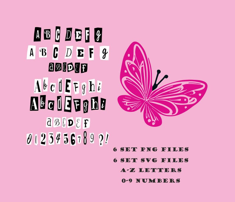 Burn Book Alphabet SVG: Mean Girls Font, Letters & Clipart (digital ...
