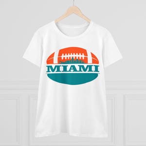 Miami Football Inspired Design With Skyline for Printing, Cutting and ...